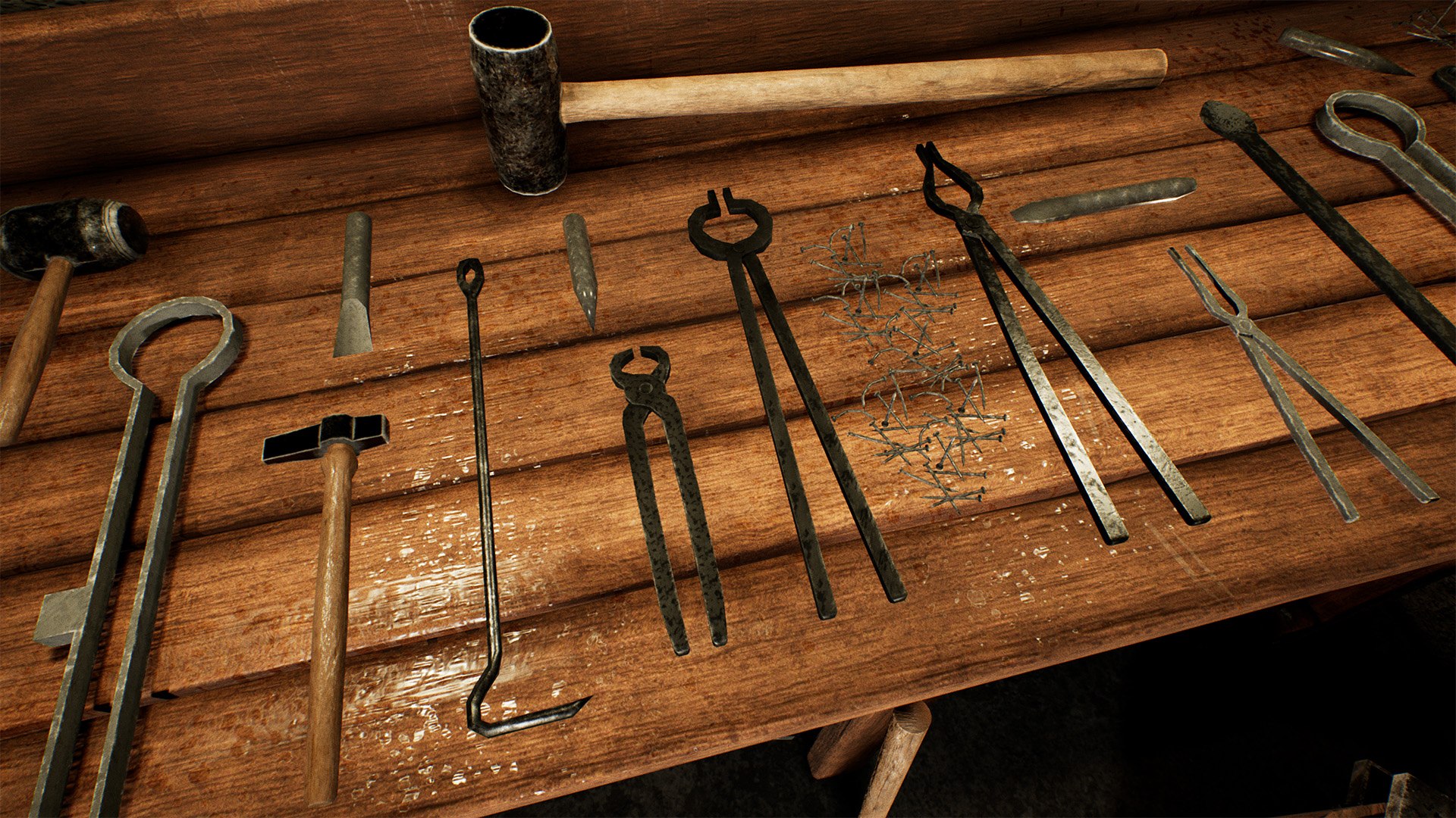 3D Model Blacksmith Props 23 Assets - TurboSquid 2109196