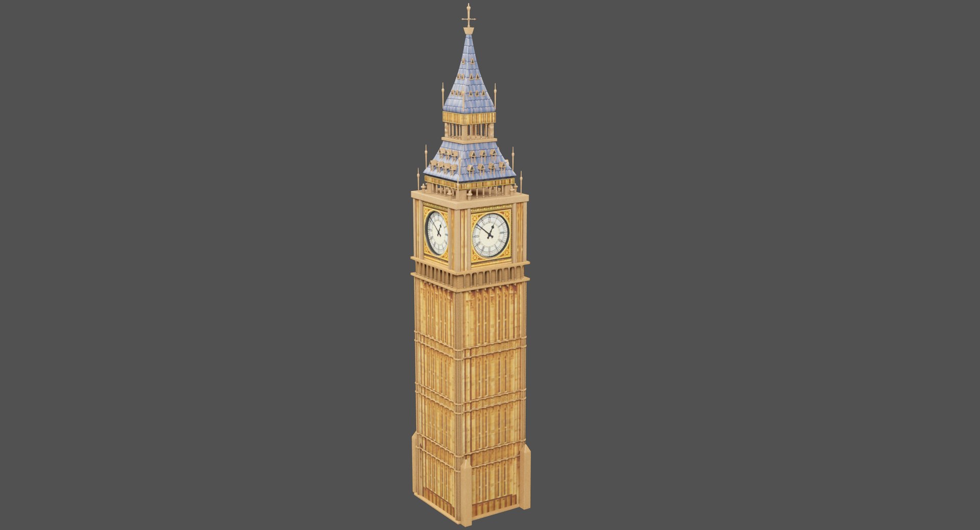3D Big Ben Model - TurboSquid 1272924