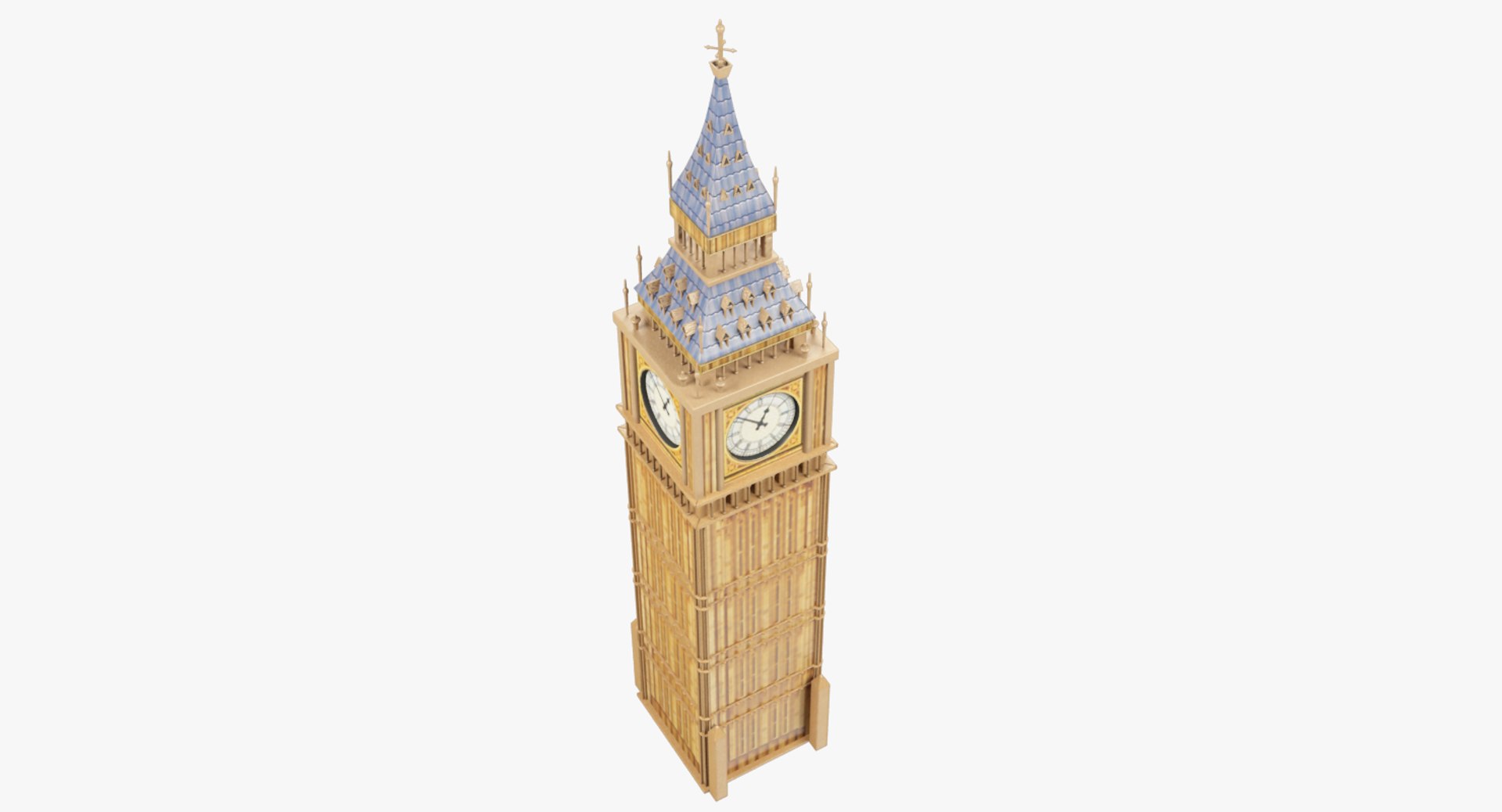 3D Big Ben Model - TurboSquid 1272924