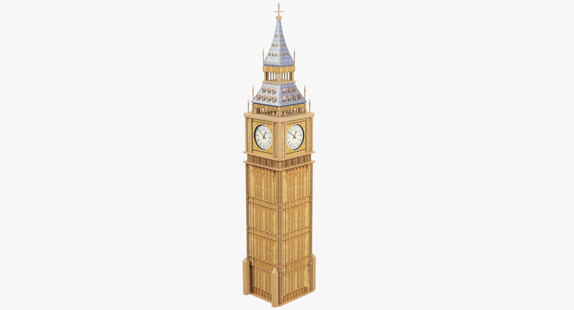 3D Big Ben Model - TurboSquid 1272924