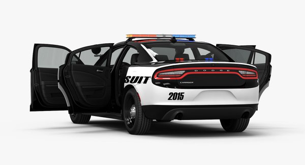 3d dodg charger pursuit model
