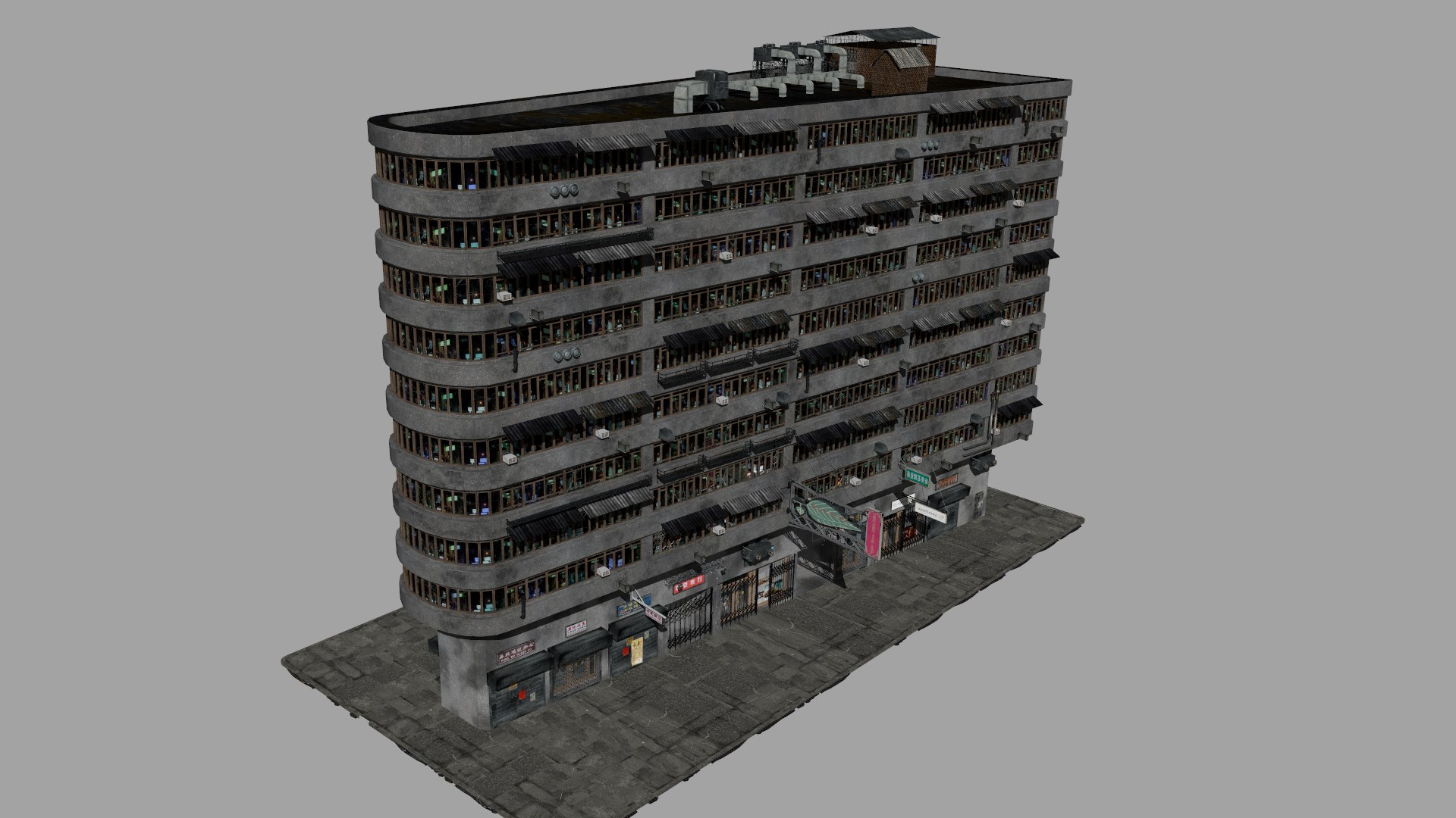 3D model urban building - TurboSquid 1629941