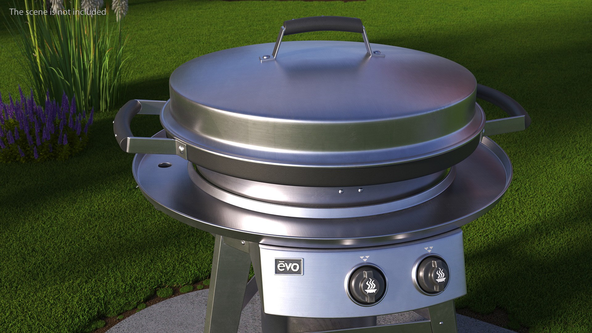 Evo Residential Professional Wheeled Cart Griddle 3D Model - TurboSquid ...