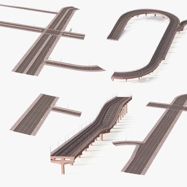 3D Road Models | TurboSquid