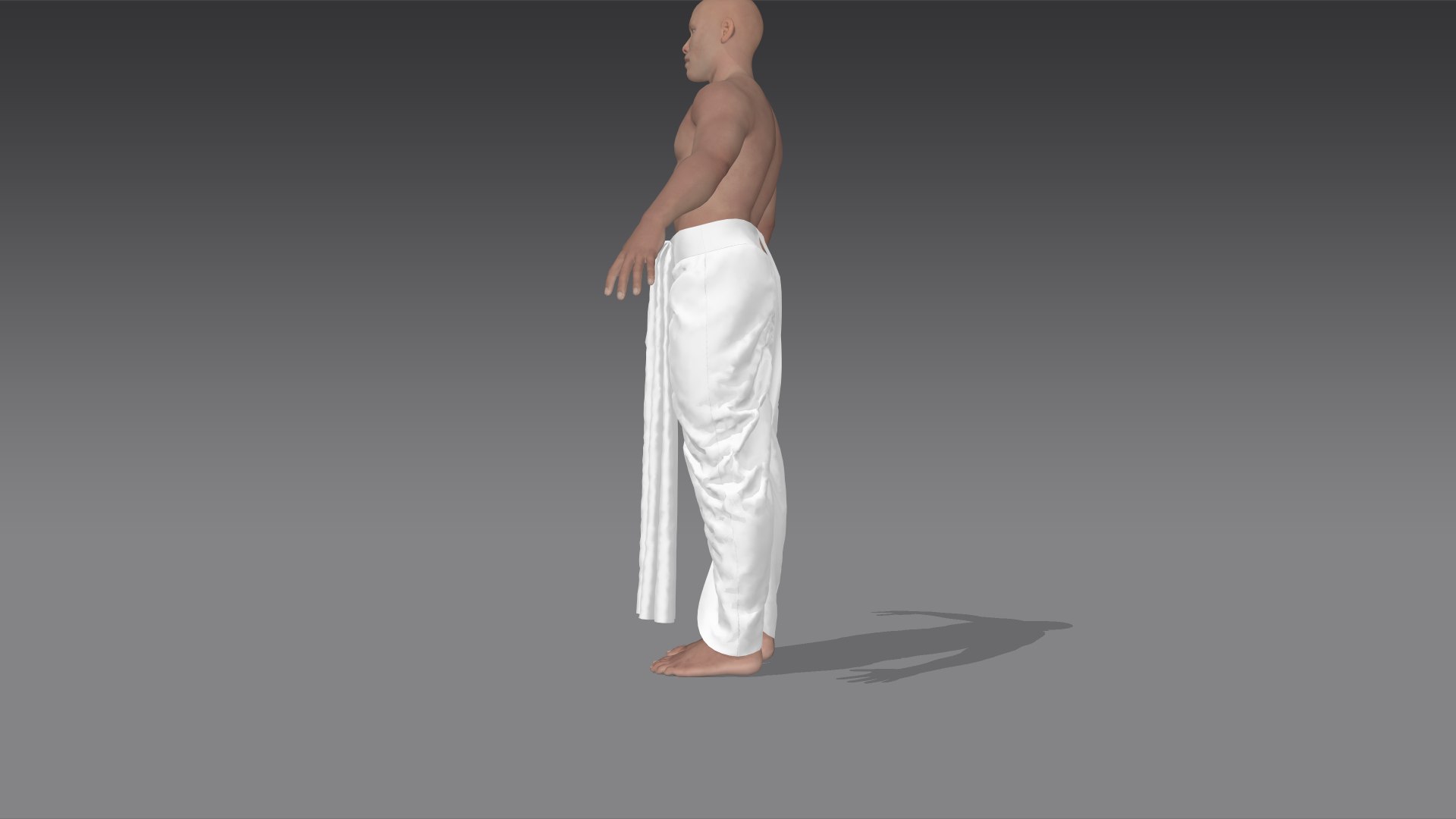 3D Model Indian Dhoti - TurboSquid 2064248