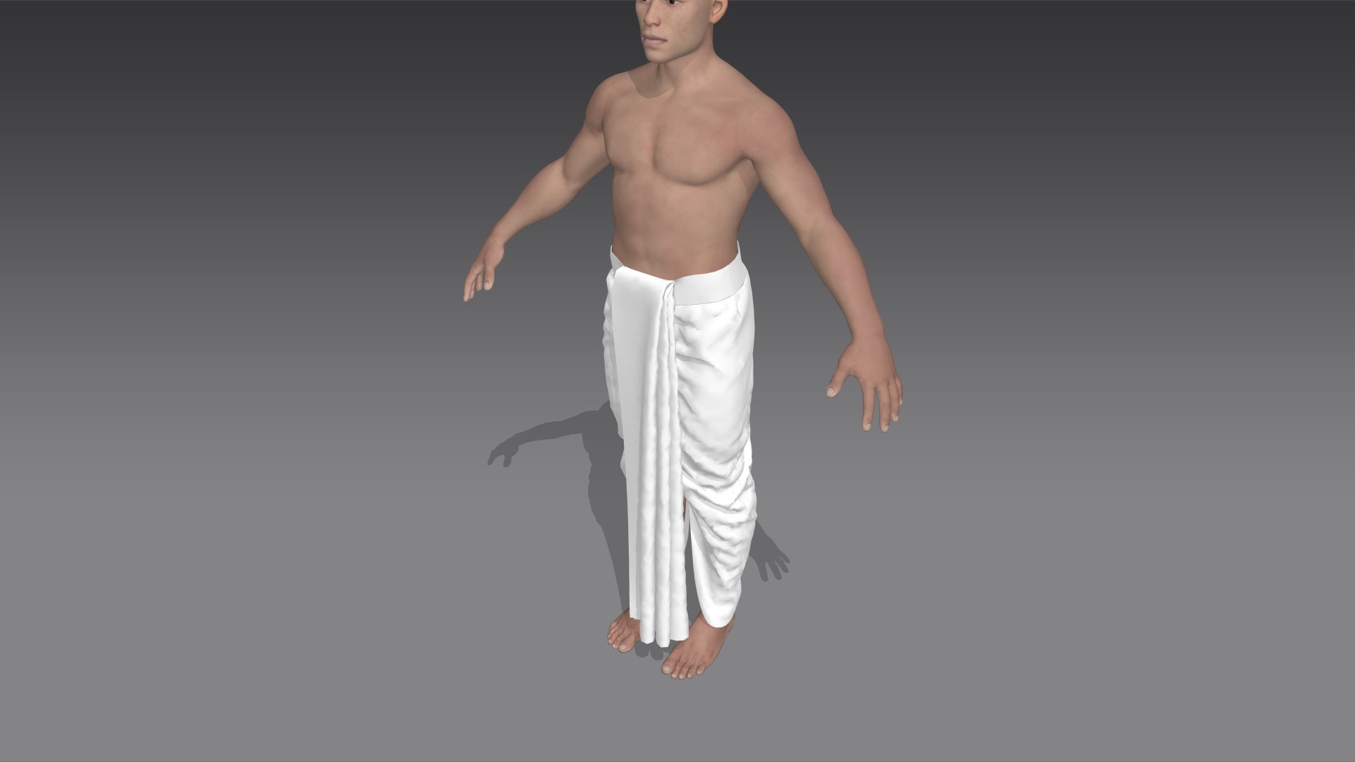 3D Model Indian Dhoti - TurboSquid 2064248