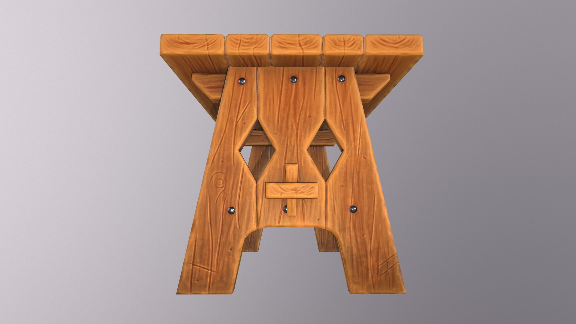 3D Stylized Medieval Table - TurboSquid 1946929