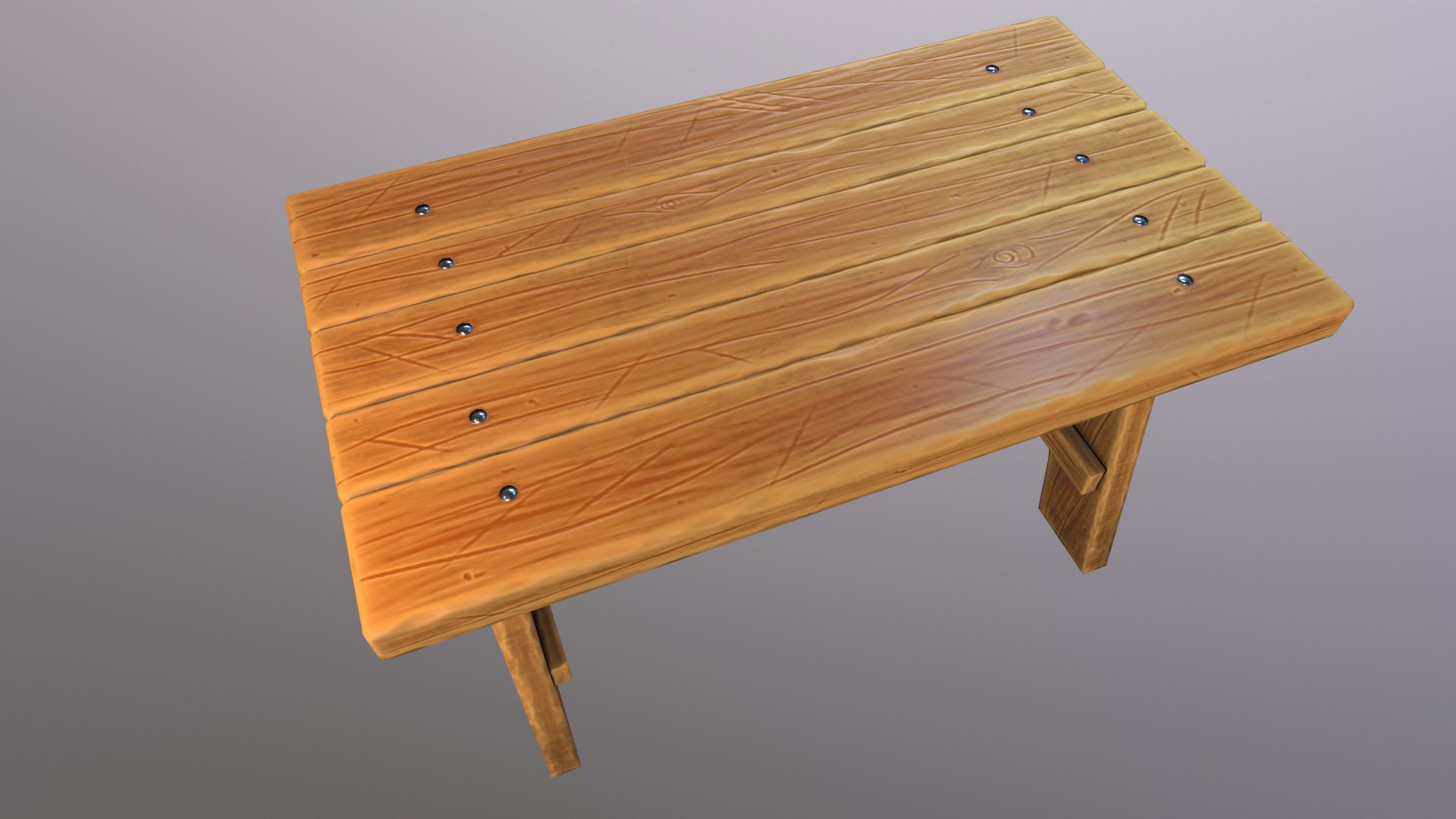3D Stylized Medieval Table - TurboSquid 1946929