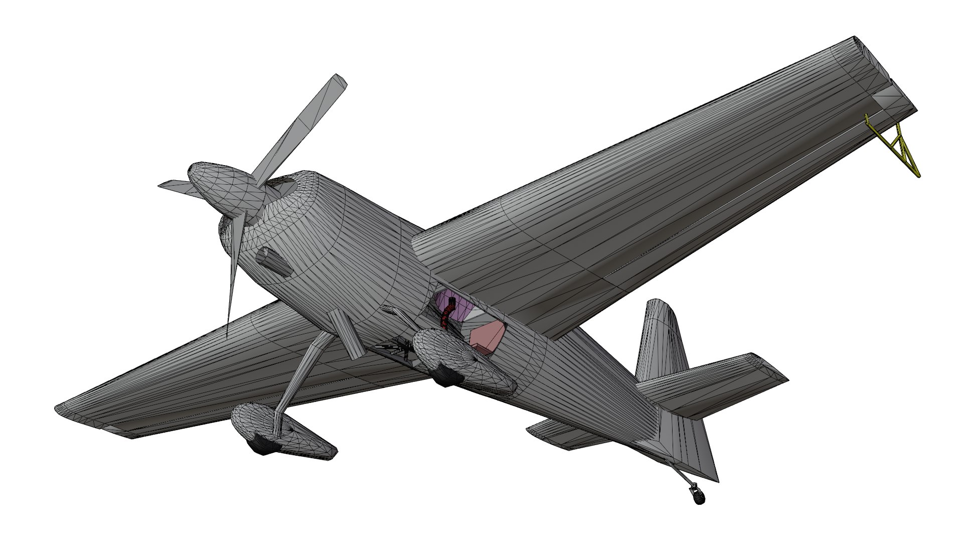 Zivko Edge 540 Aerobatic Aircraft 3D Model - TurboSquid 2326344
