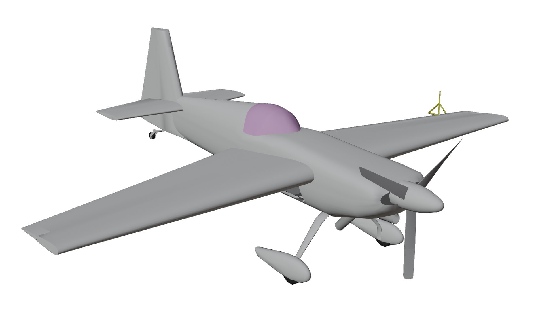 Zivko Edge 540 Aerobatic Aircraft 3D Model - TurboSquid 2326344