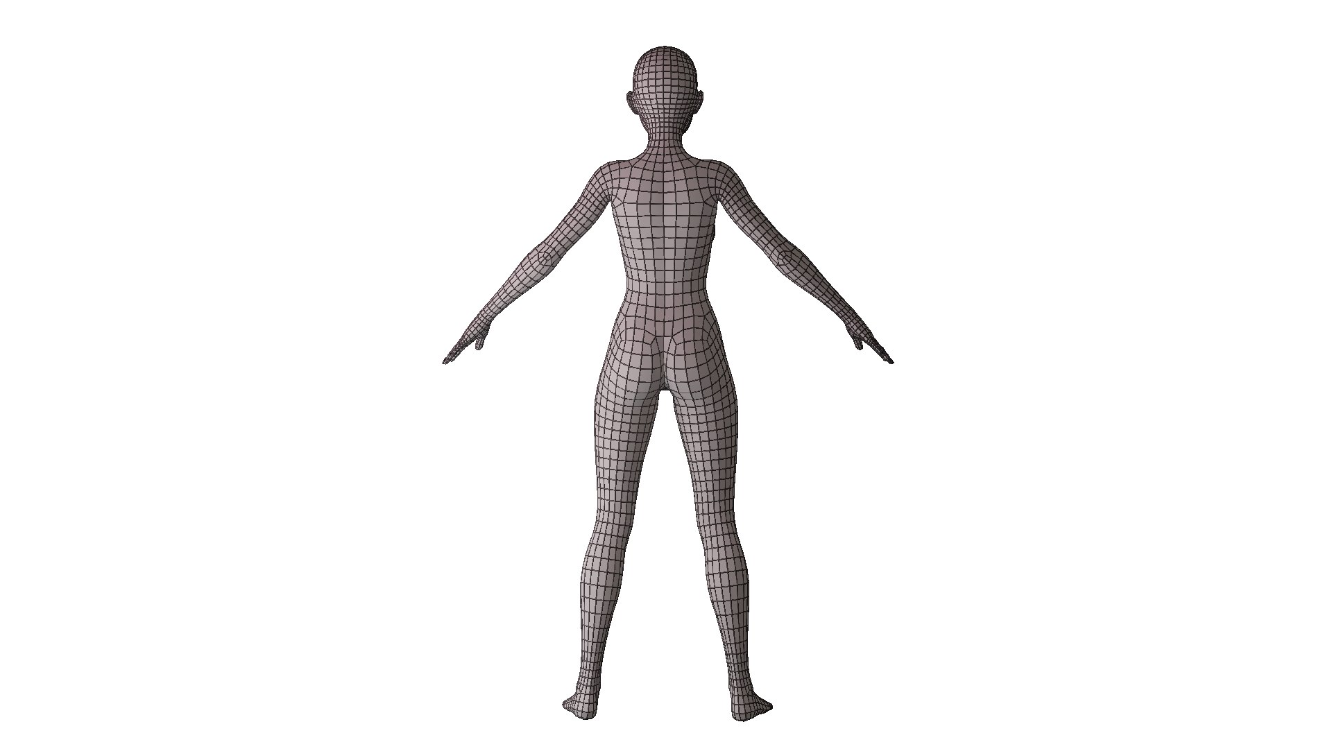 Stylized Female Basemesh 3D Model - TurboSquid 1635657