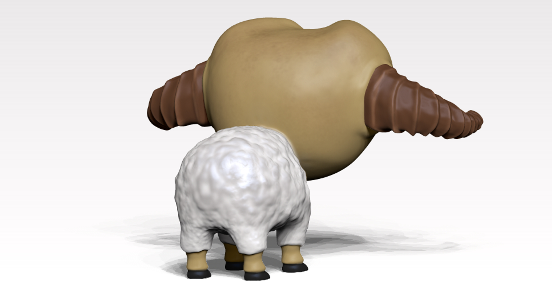 Cartoon sheep 3D model - TurboSquid 1384582