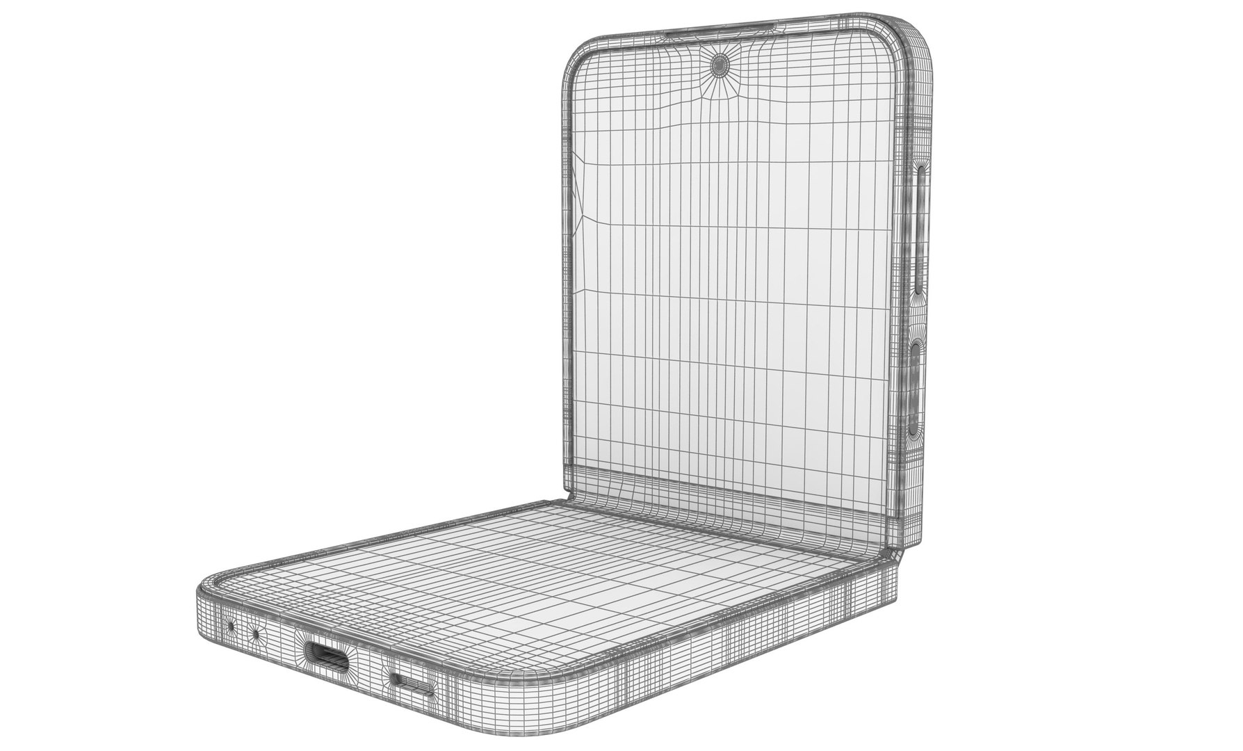 3D Samsung Galaxy Z Flip 6 Silver Shadow - TurboSquid 2279120