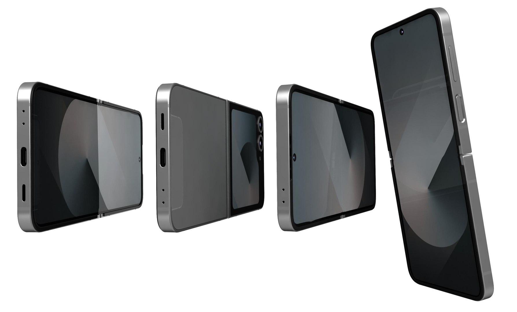 3D Samsung Galaxy Z Flip 6 Silver Shadow - TurboSquid 2279120