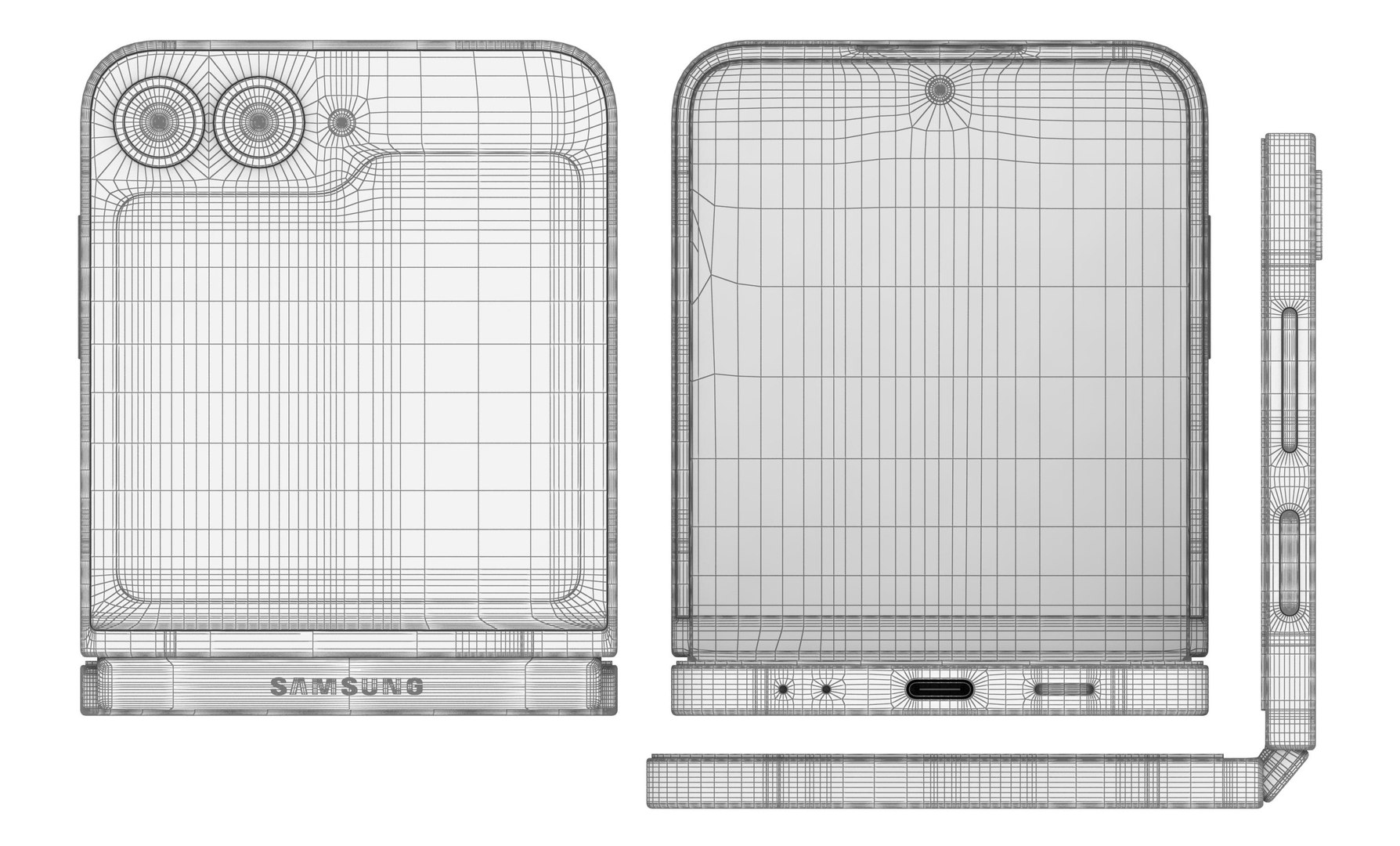3D Samsung Galaxy Z Flip 6 Silver Shadow - TurboSquid 2279120
