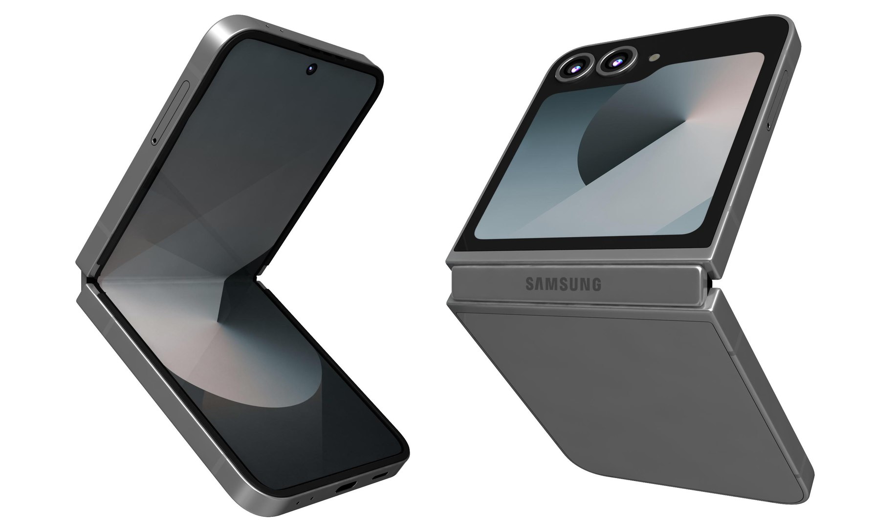 3D Samsung Galaxy Z Flip 6 Silver Shadow - TurboSquid 2279120