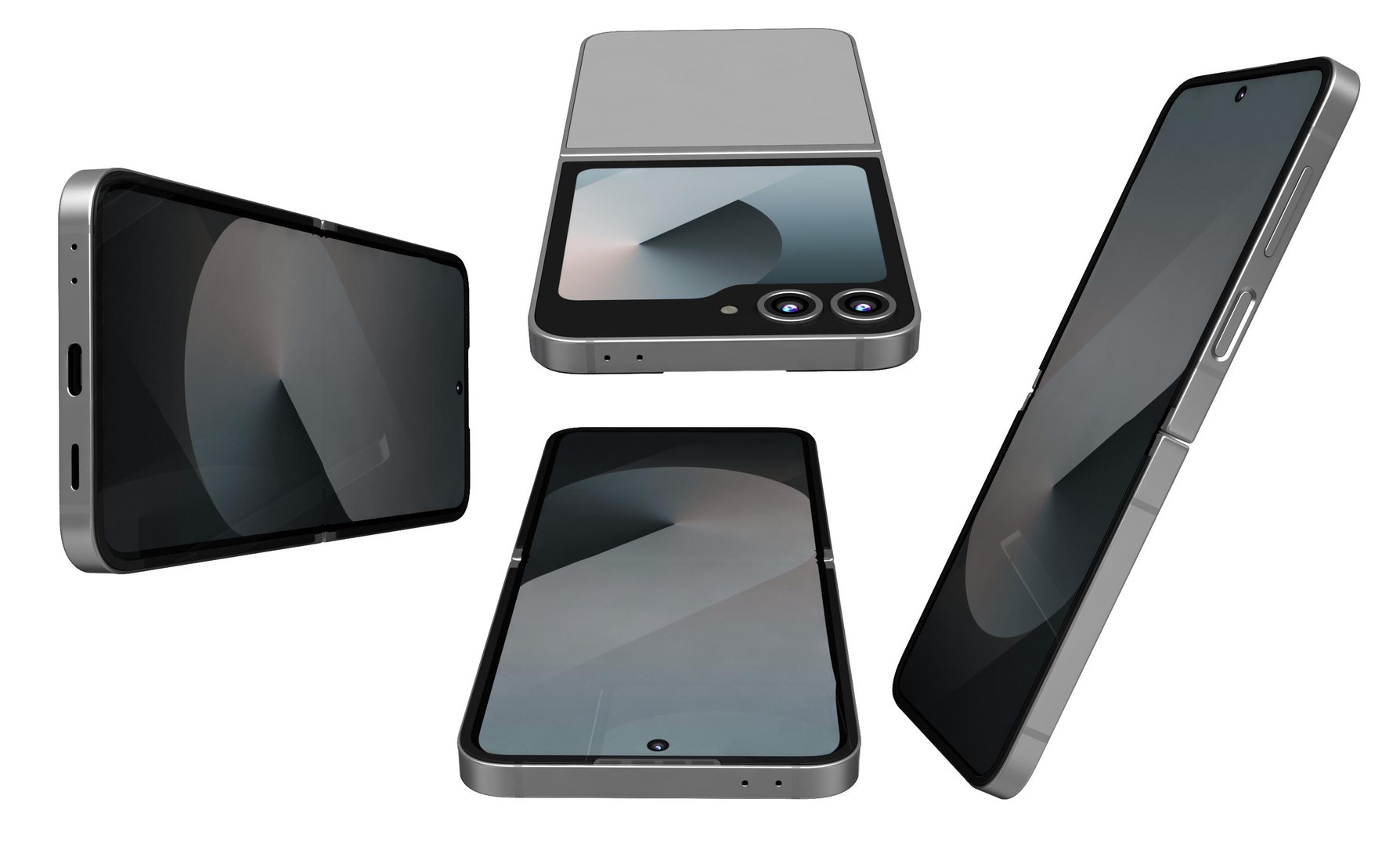 3D Samsung Galaxy Z Flip 6 Silver Shadow - TurboSquid 2279120