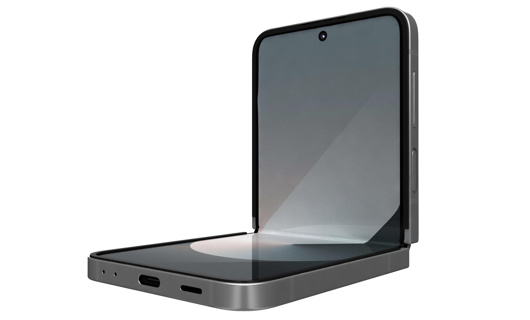 3D Samsung Galaxy Z Flip 6 Silver Shadow - TurboSquid 2279120