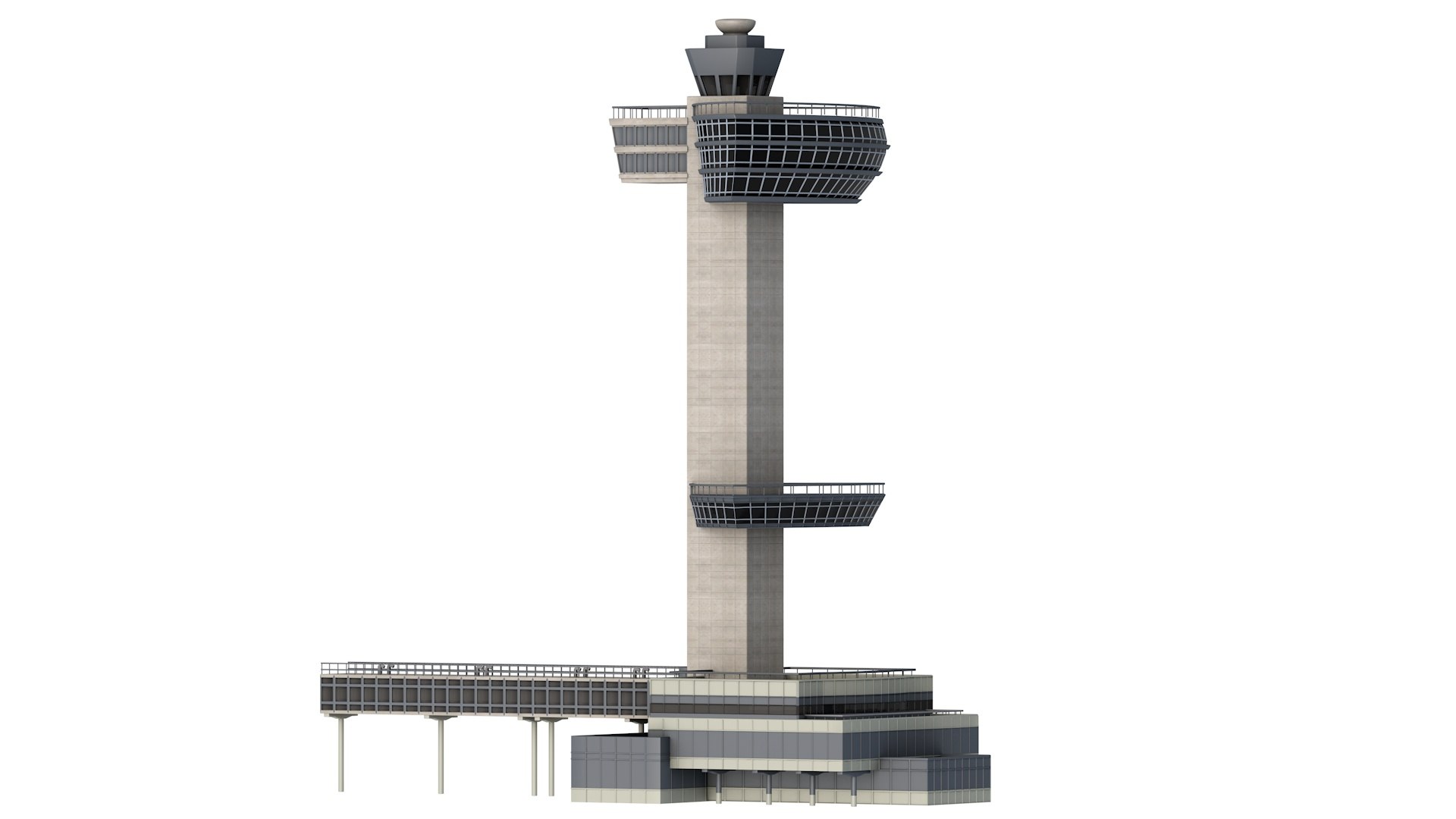 JFK Control Tower 3D Model - TurboSquid 2099152