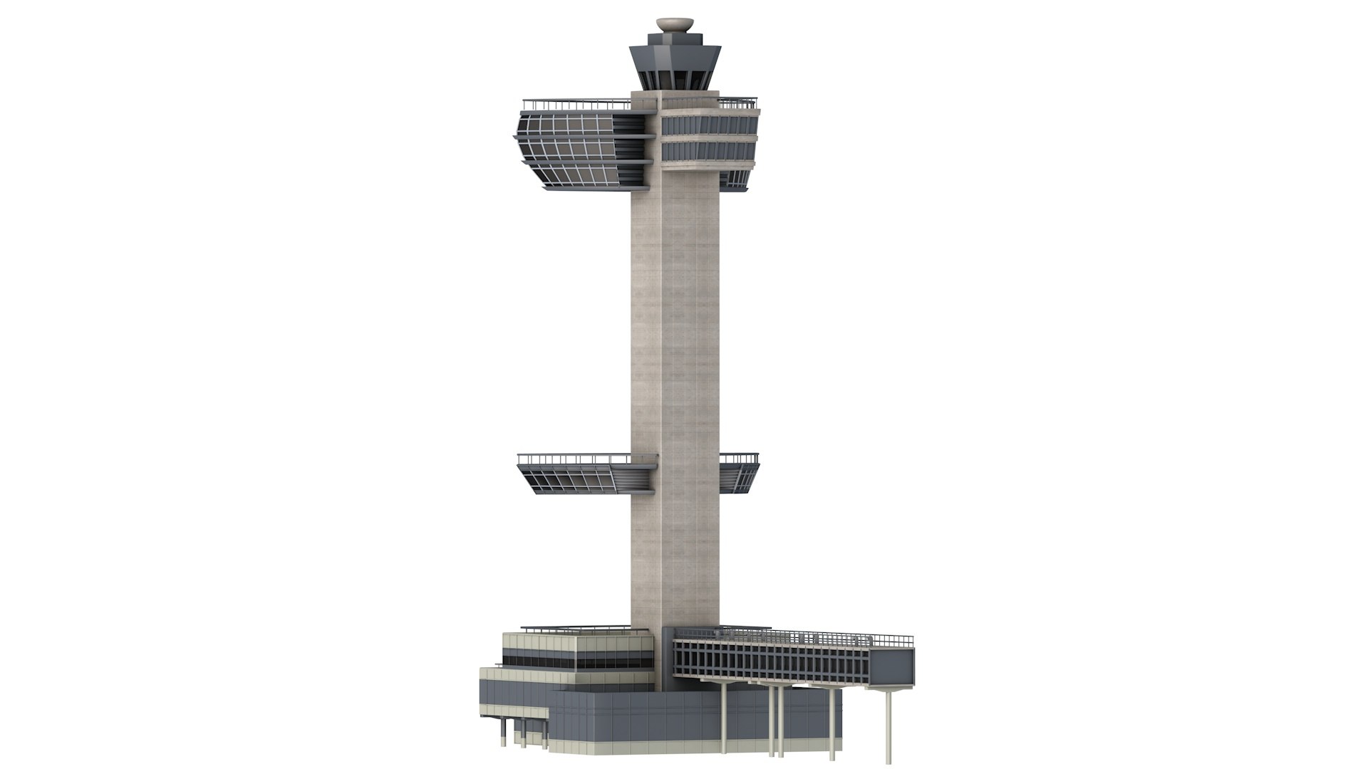 JFK Control Tower 3D Model - TurboSquid 2099152