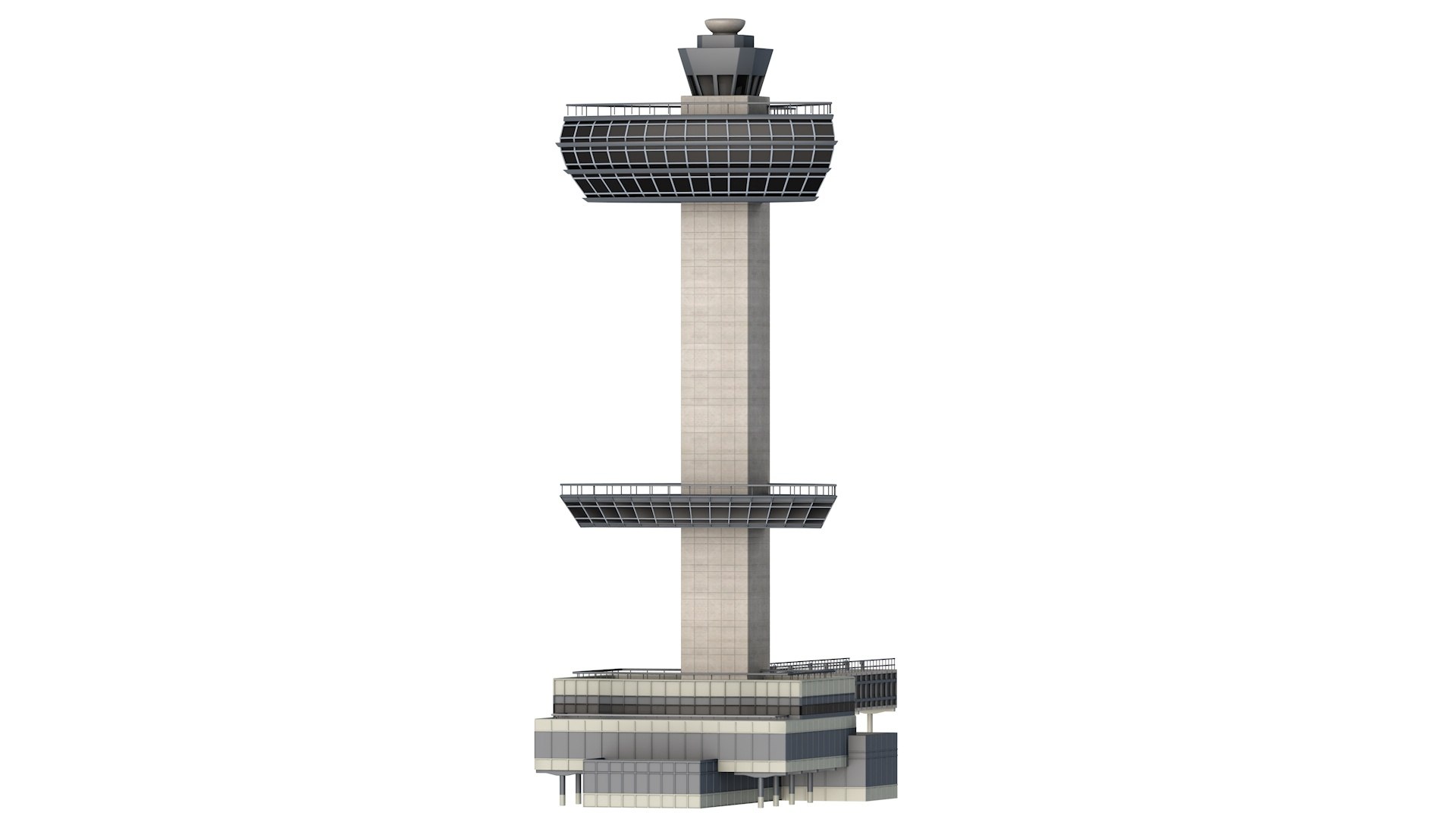 JFK Control Tower 3D Model - TurboSquid 2099152