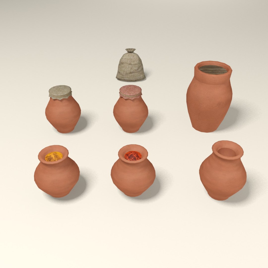 Medieval Street Markets Props Collection 3D Model - TurboSquid 1827319