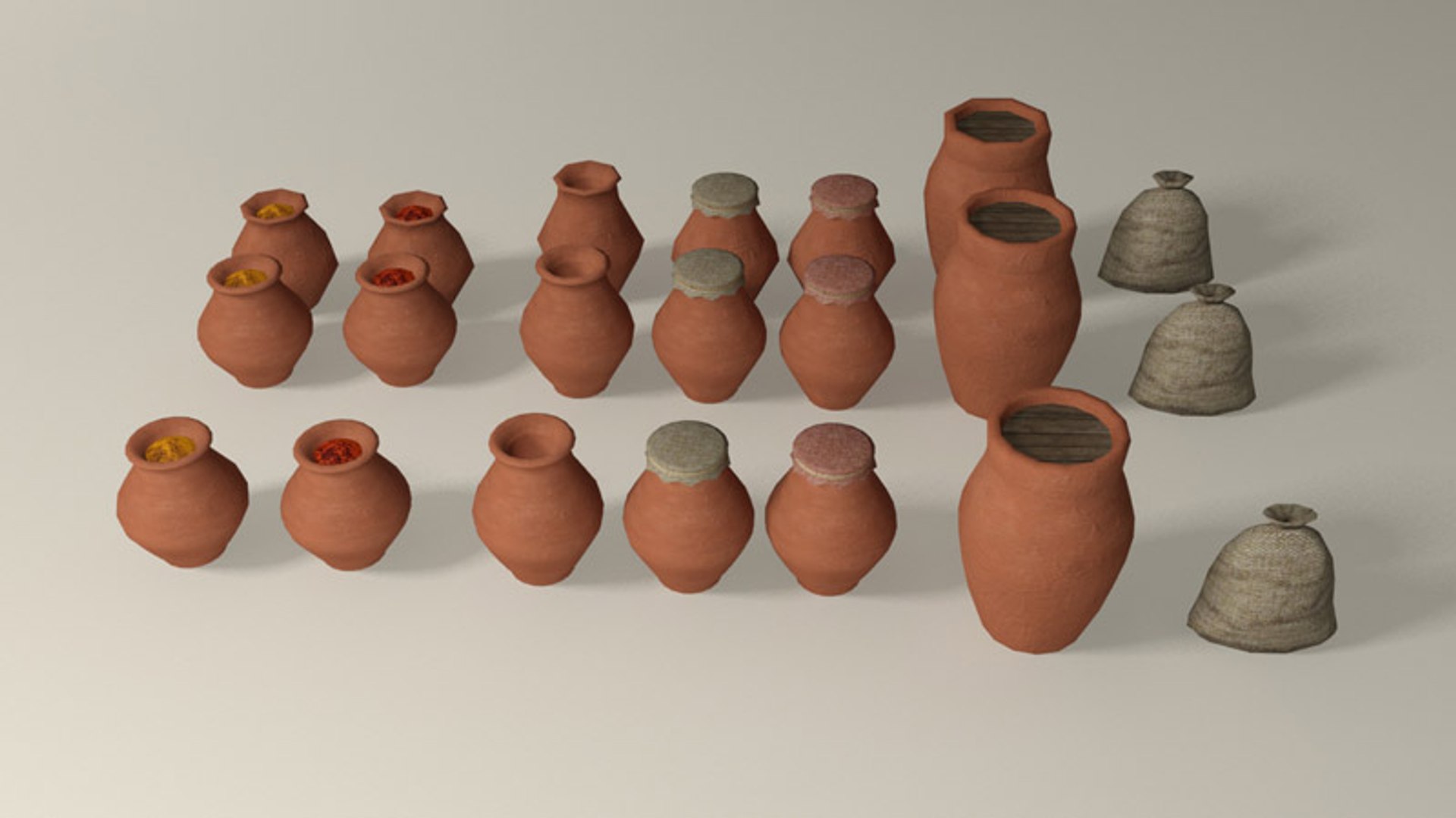Medieval Street Markets Props Collection 3D Model - TurboSquid 1827319