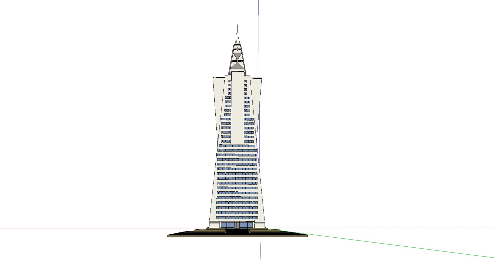 3d Skyscraper San Model