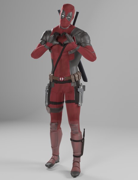 modelo 3d amor de Deadpool - TurboSquid 1565261