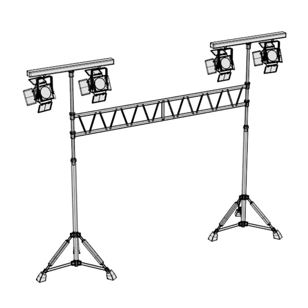 stage light 3d model