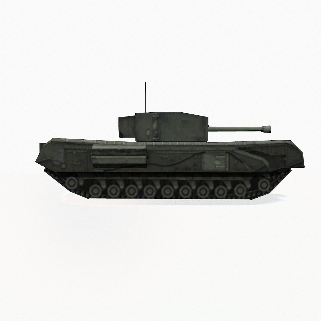 3d Tank A22 Churchill