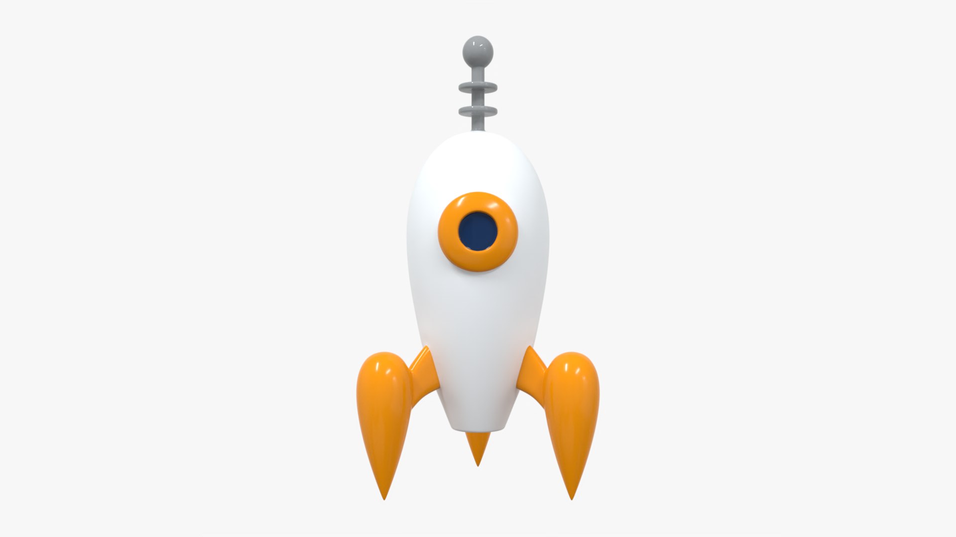 Rocket Icon Model - TurboSquid 1637481