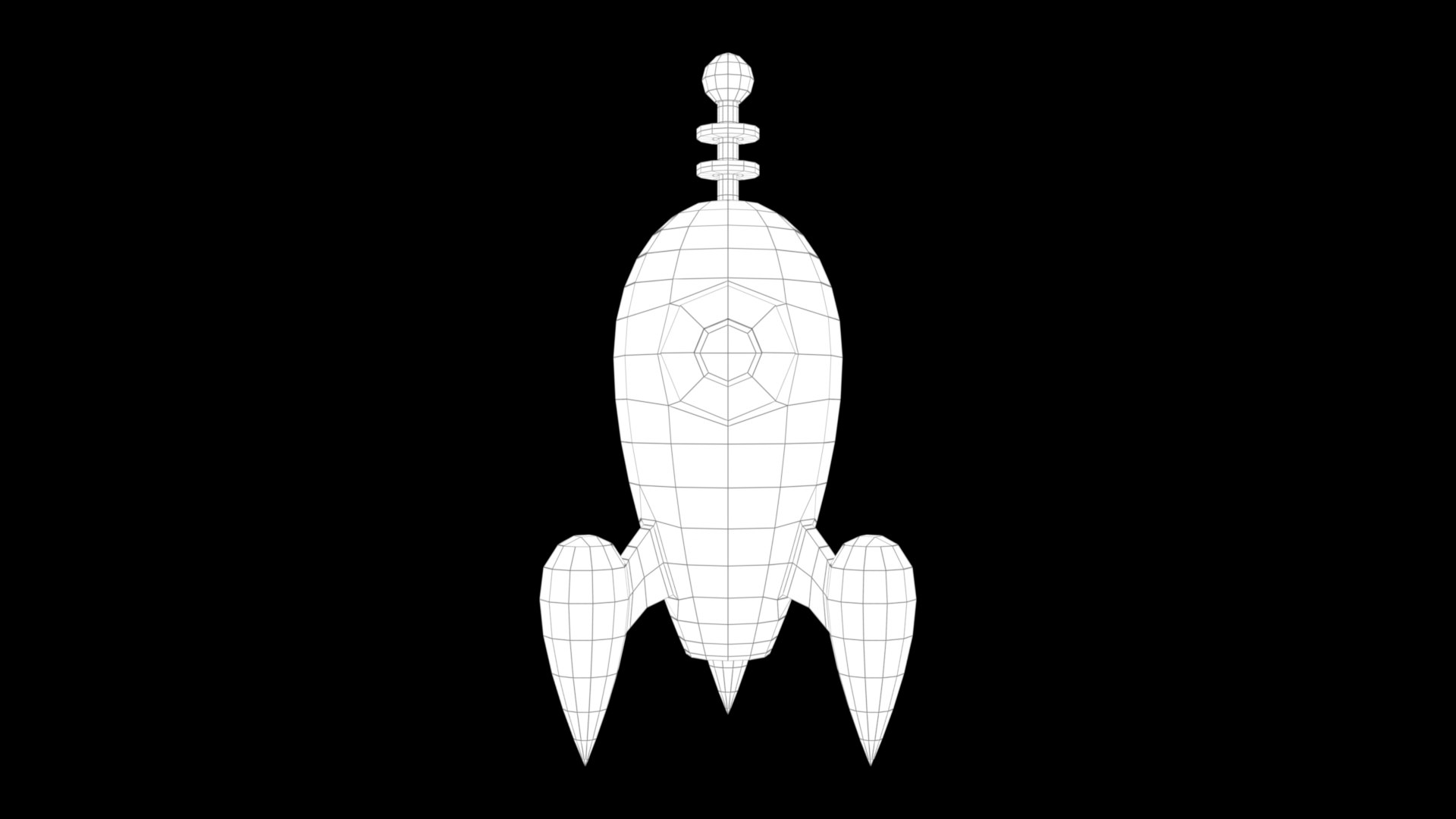 Rocket Icon Model - TurboSquid 1637481