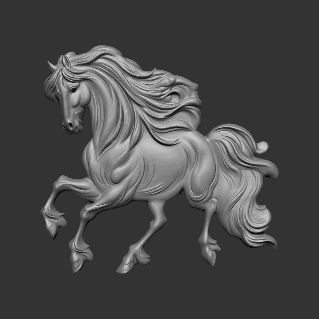 3D Horse Bas Relief 240510 15 3D Print Model - TurboSquid 2293747
