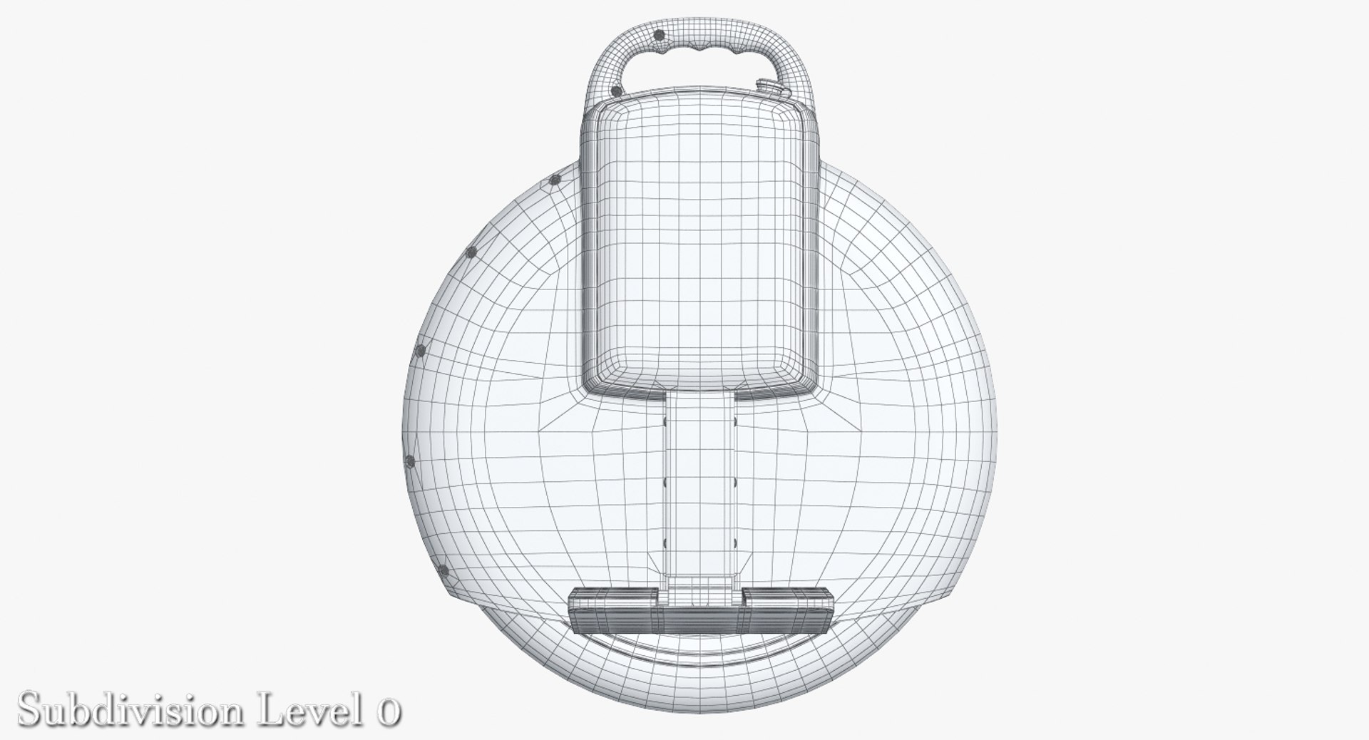 Self-balancing Monowheel 1 3d Model