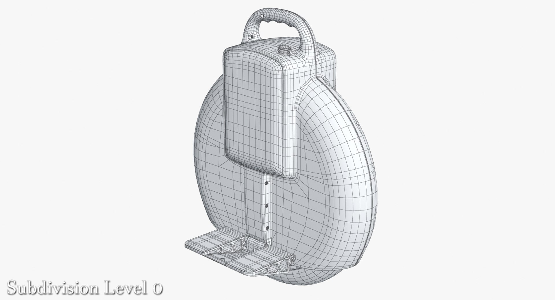 Self-balancing Monowheel 1 3d Model