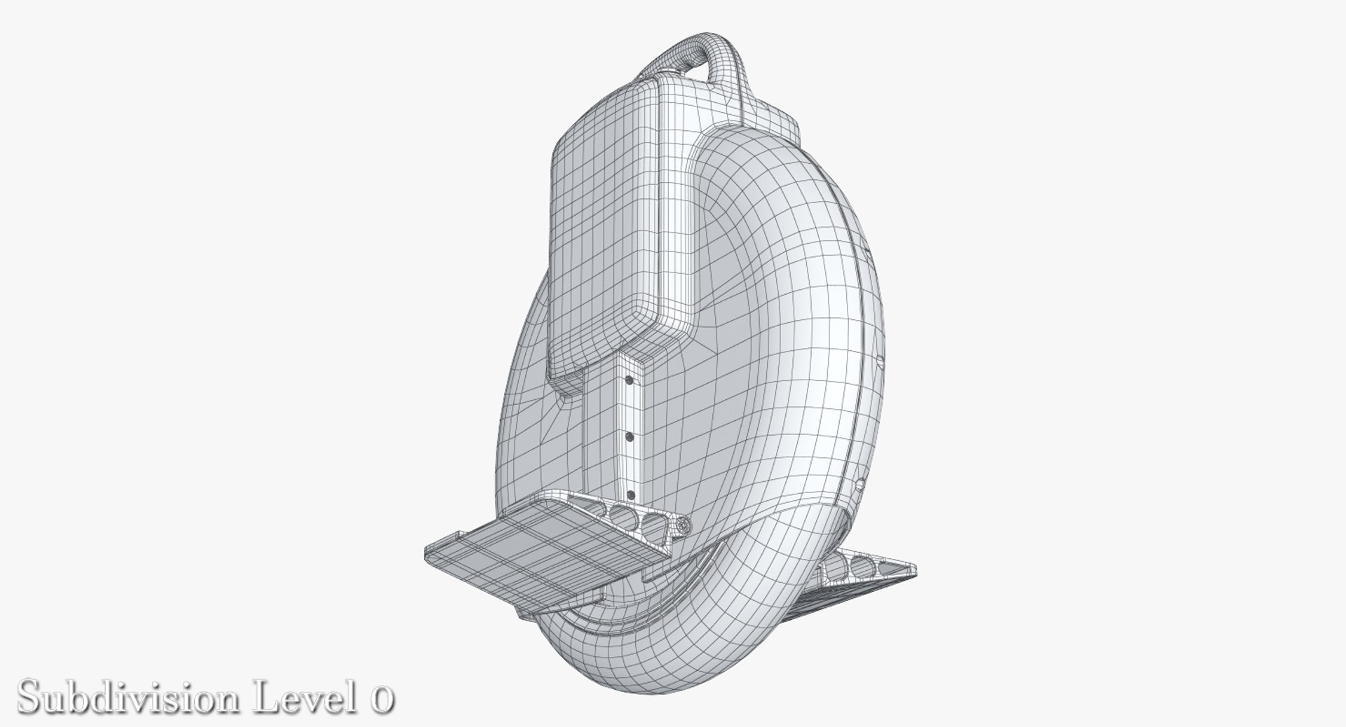 Self-balancing Monowheel 1 3d Model