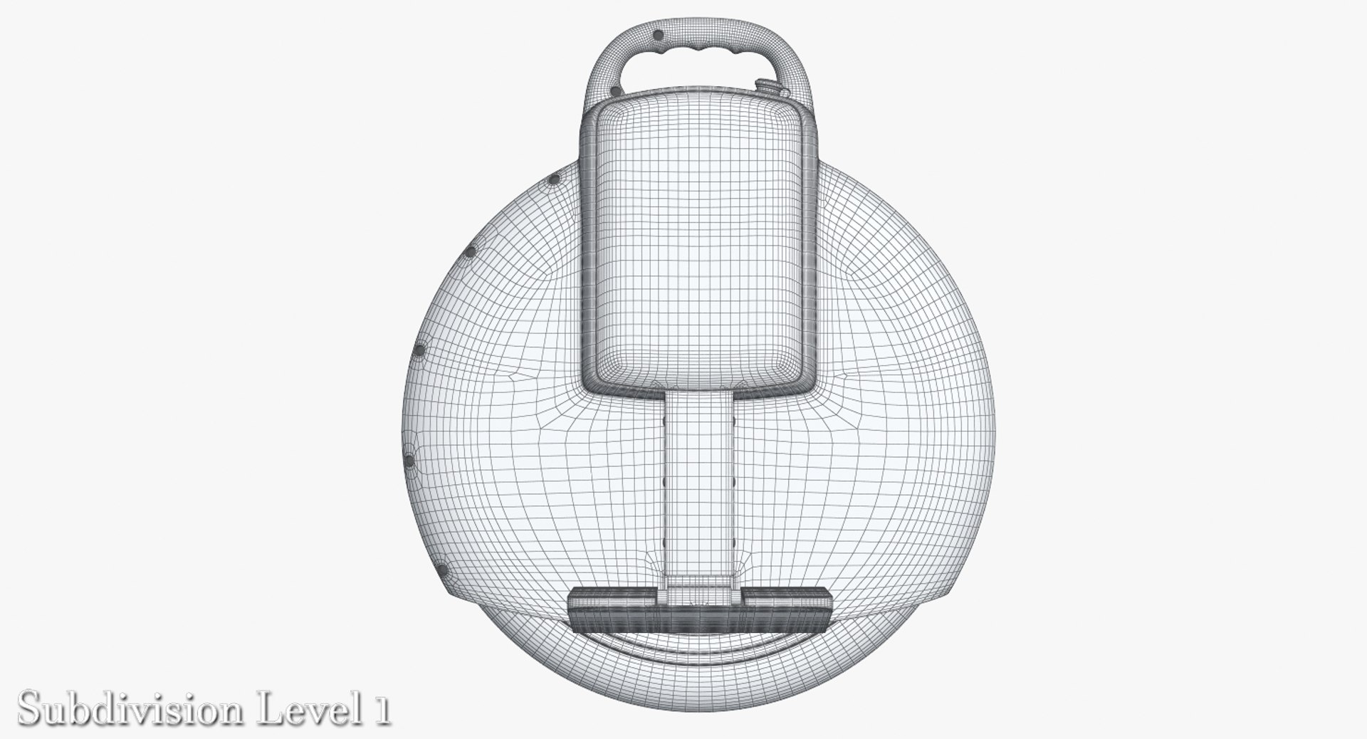 Self-balancing Monowheel 1 3d Model