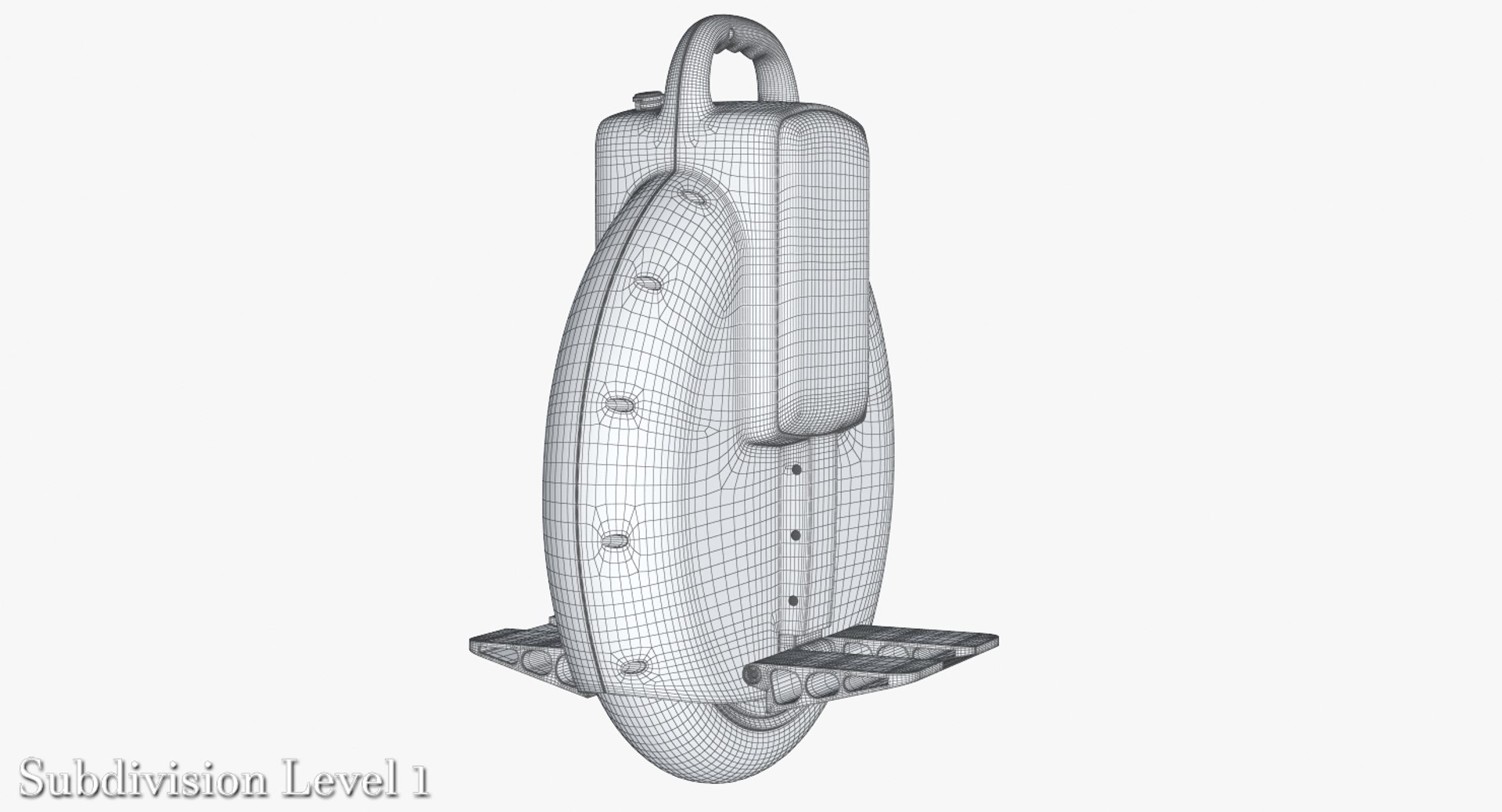 Self-balancing Monowheel 1 3d Model