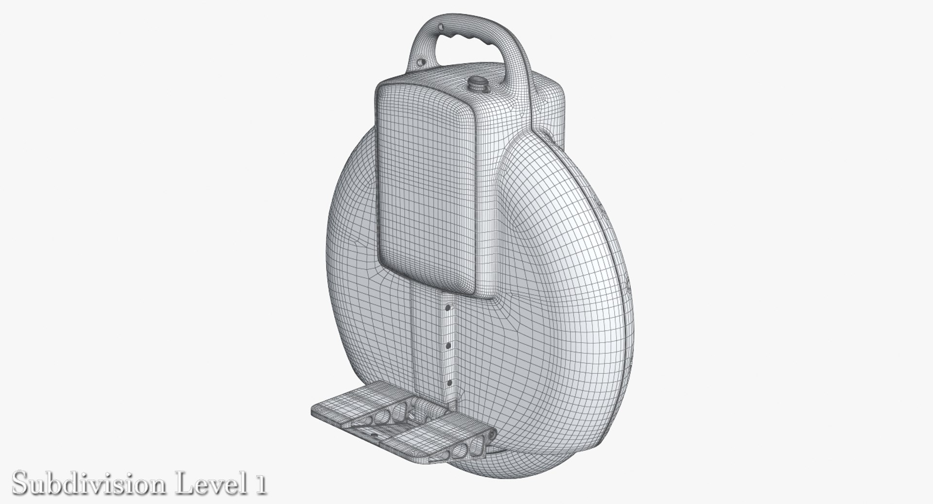 Self-balancing Monowheel 1 3d Model