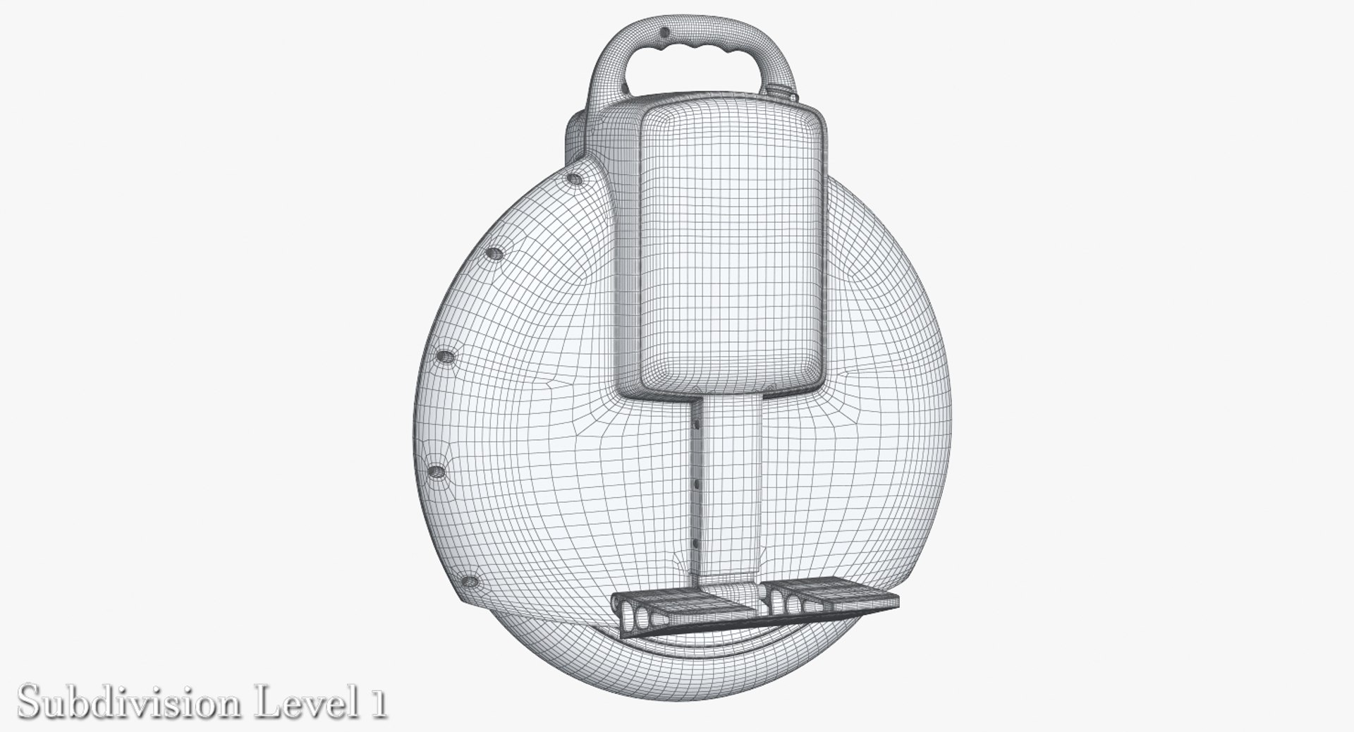 Self-balancing Monowheel 1 3d Model