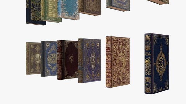3D Old Books - TurboSquid 1785564