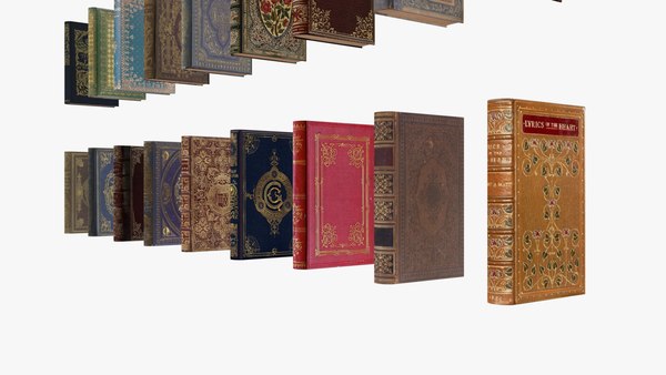 3D Old Books - TurboSquid 1785564