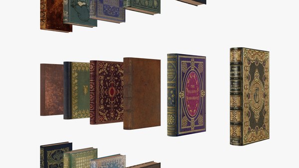3D Old Books - TurboSquid 1785564