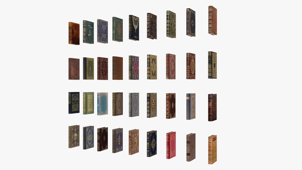 3D Old Books - TurboSquid 1785564