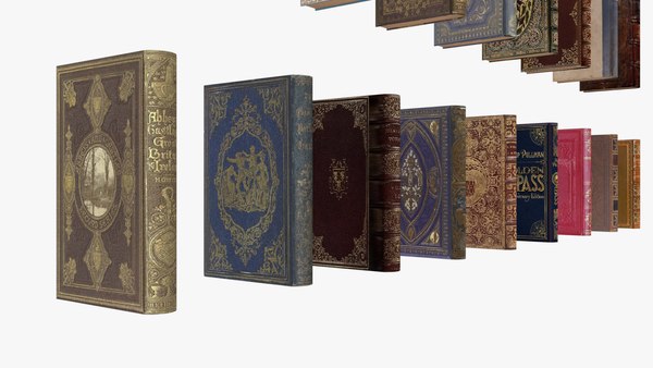 3D Old Books - TurboSquid 1785564
