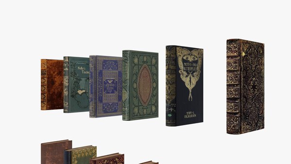 3D Old Books - TurboSquid 1785564