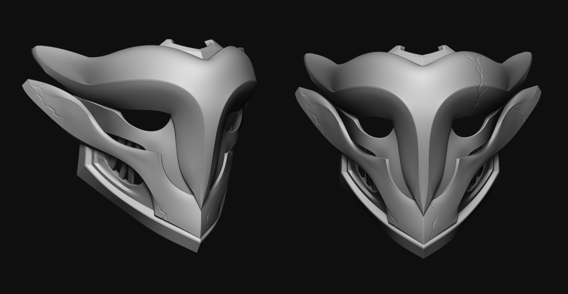 Ekko Mask From Arcane 3D Model - TurboSquid 1828244