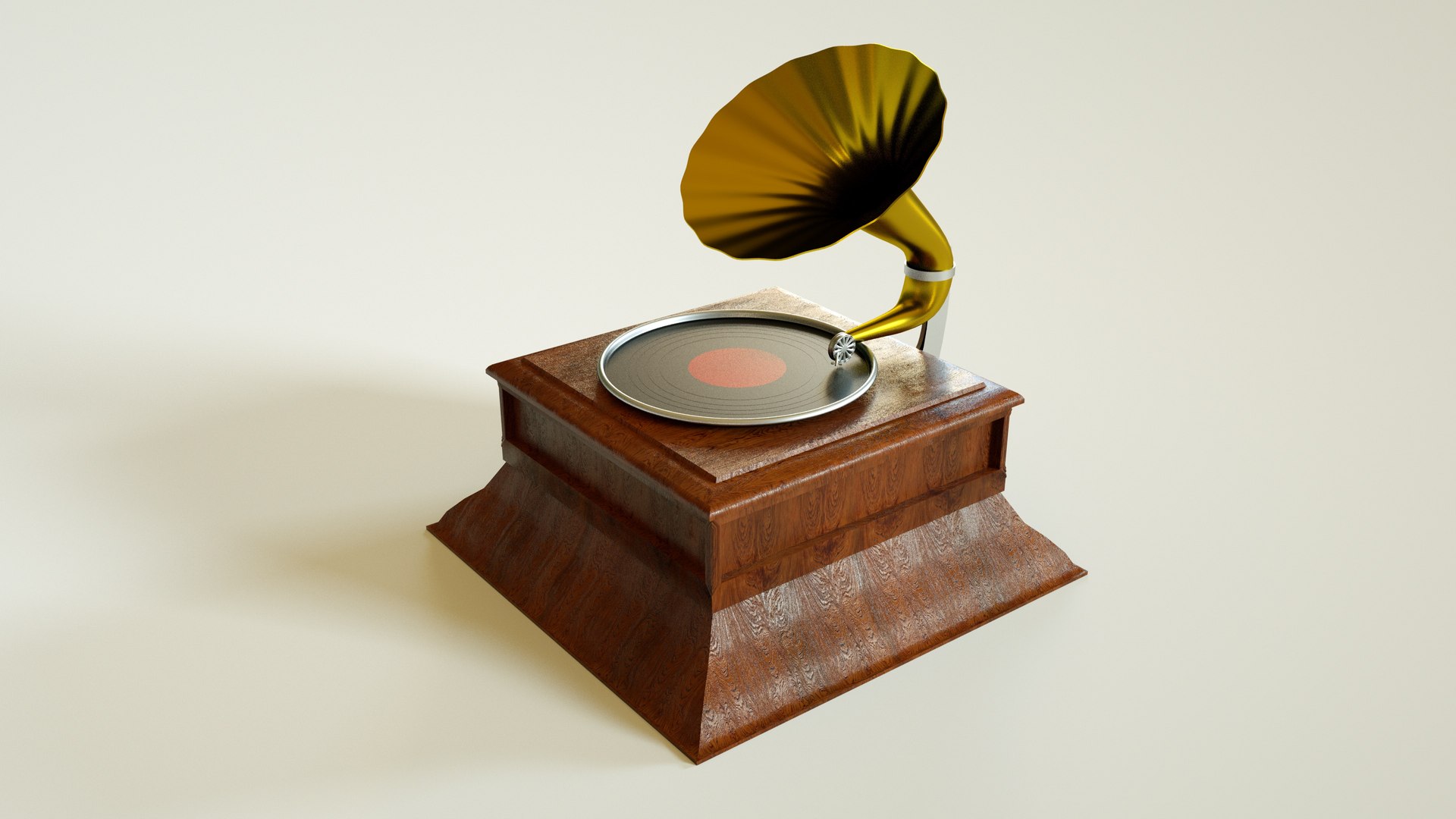 3D Gramophone Model - TurboSquid 2220769