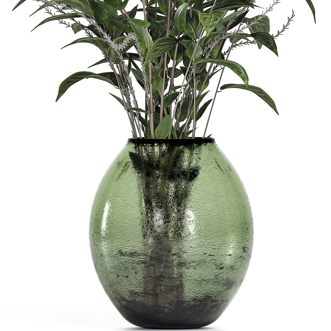 3D A Bouquet Of Nettle And Magnolia Model - TurboSquid 1757052